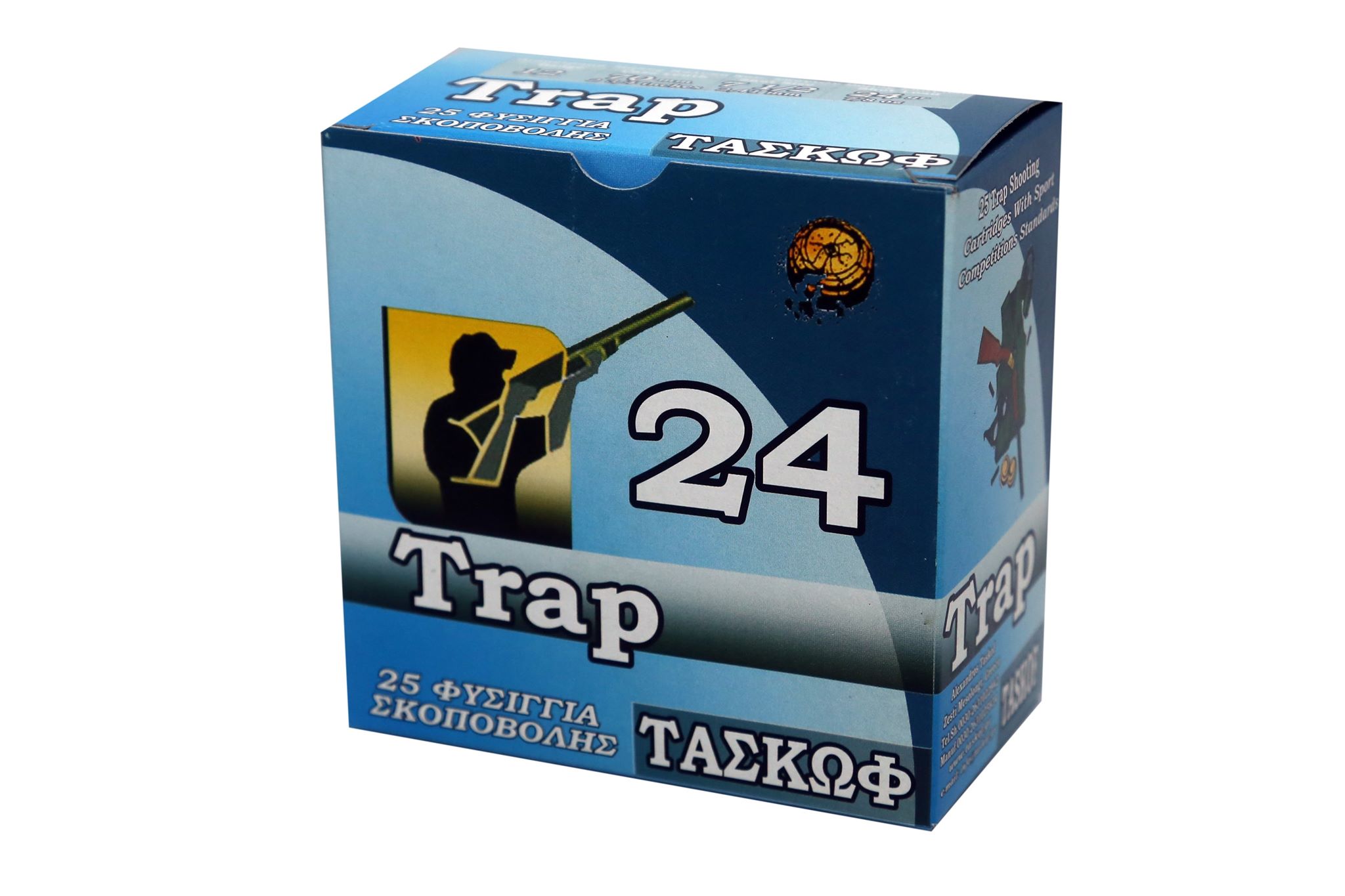 TRAP 24 γρ. Ν.7 1⁄2 – Βιοτεχνία Φυσιγγίων Κυνηγίου – Σκοποβολής Τασκώφ